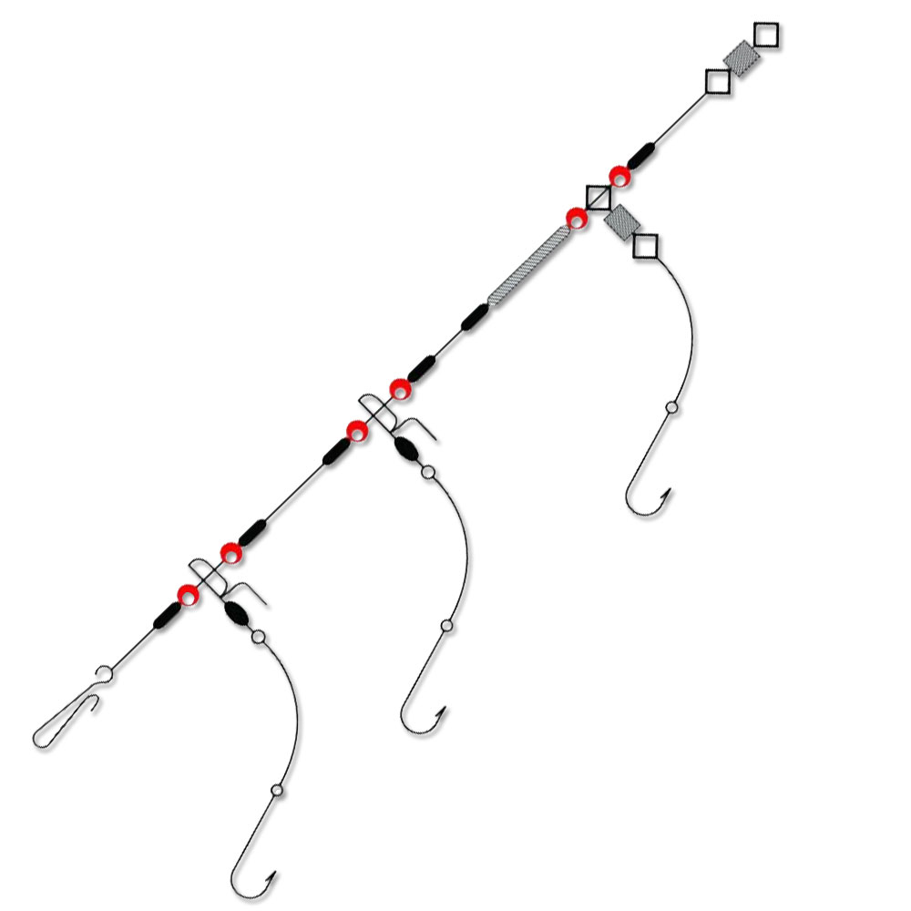 Anyfish Anywhere 3 Hook Clipped Down Rig