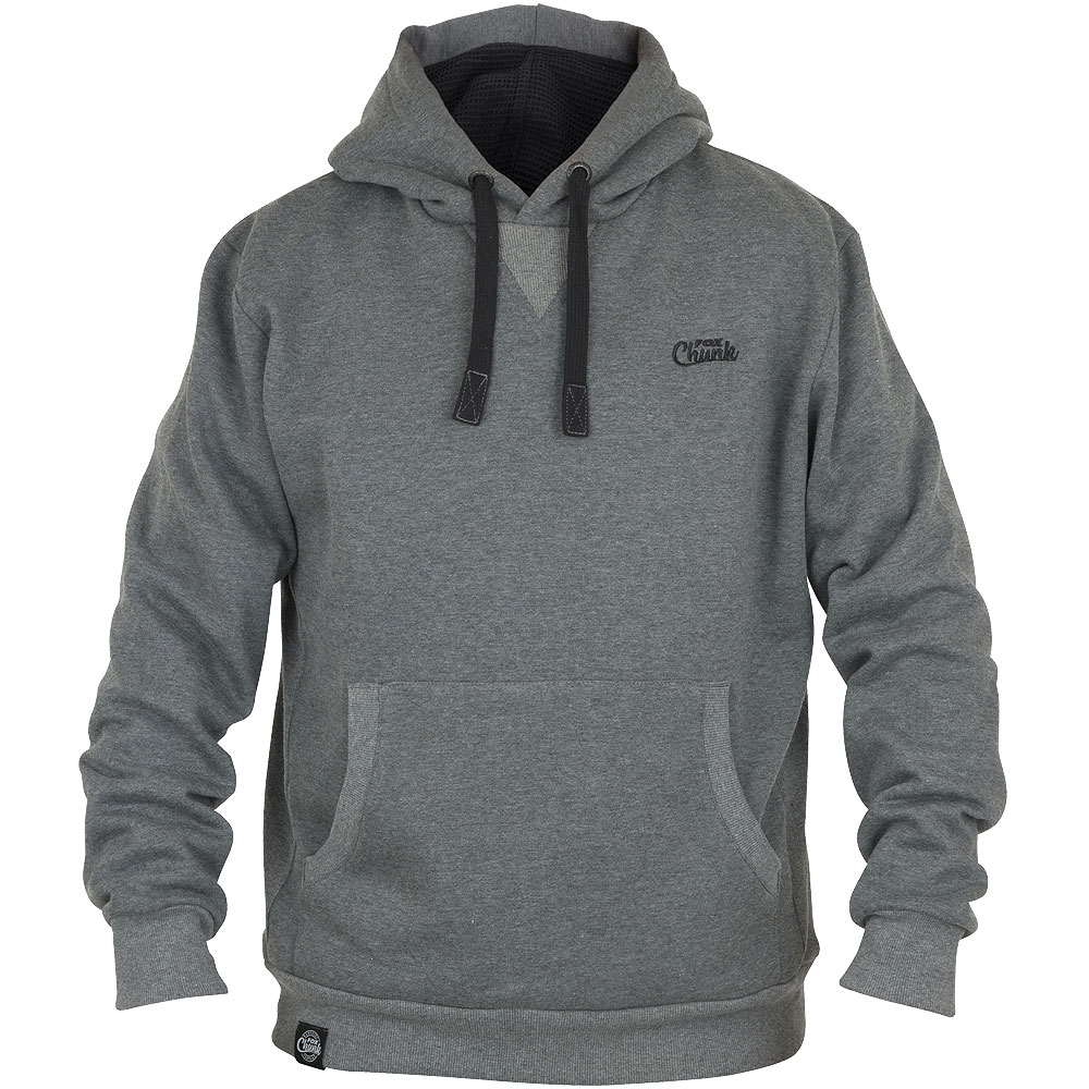 Fox Chunk Grey Ribbed Hoody | Angling Direct