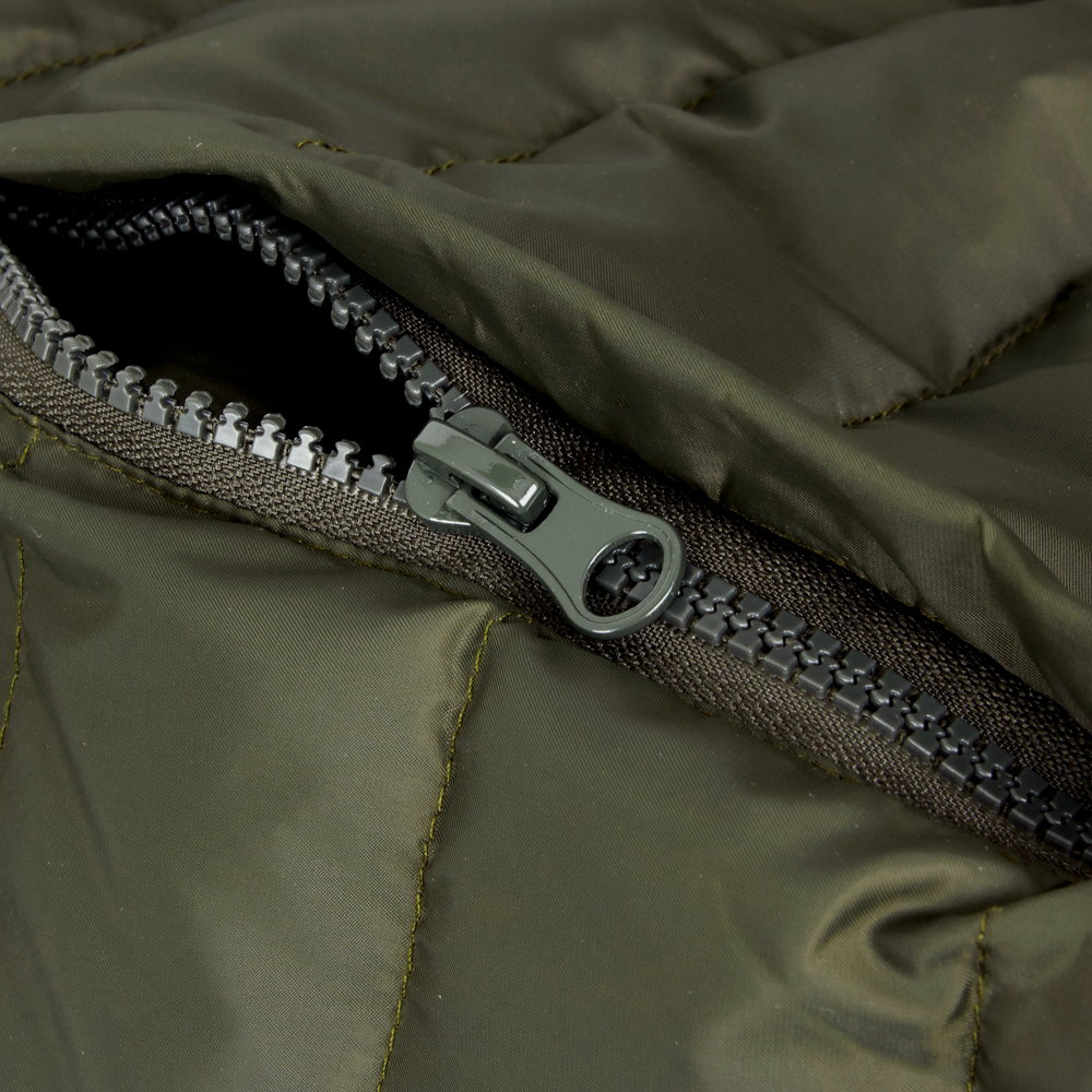 Fox Chunk Olive Quilted Jacket