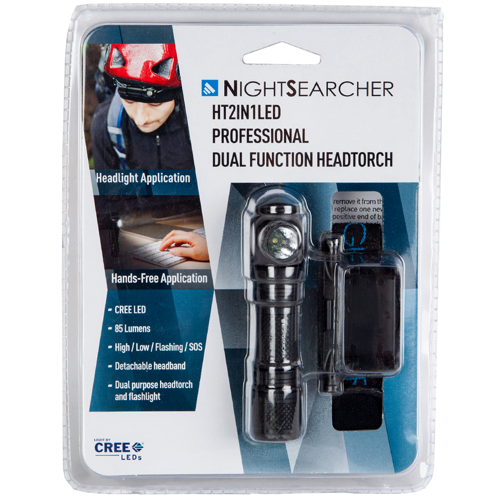 Nightsearcher Headtorch 2 in 1