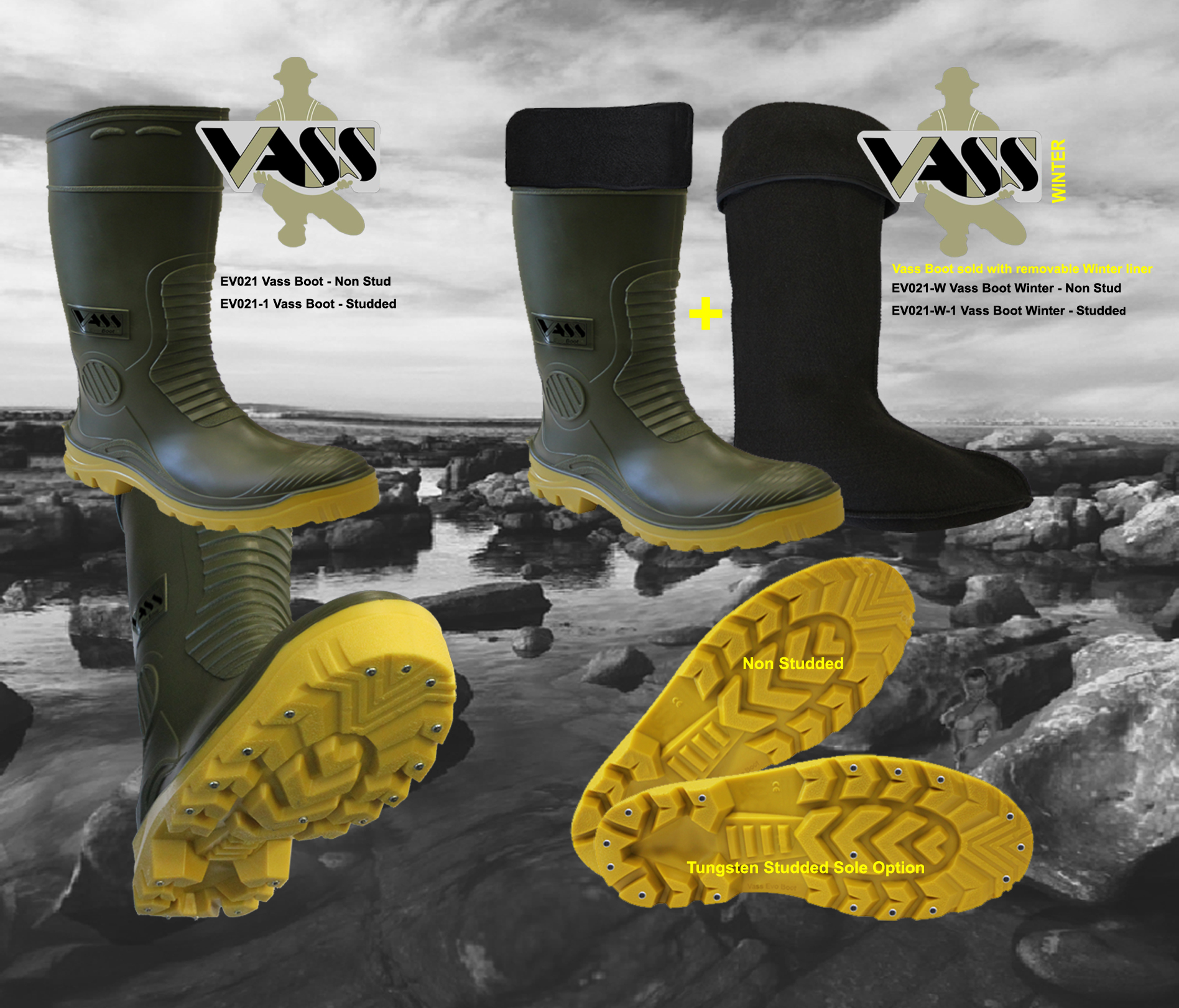 Vass Mega-Studed Boot