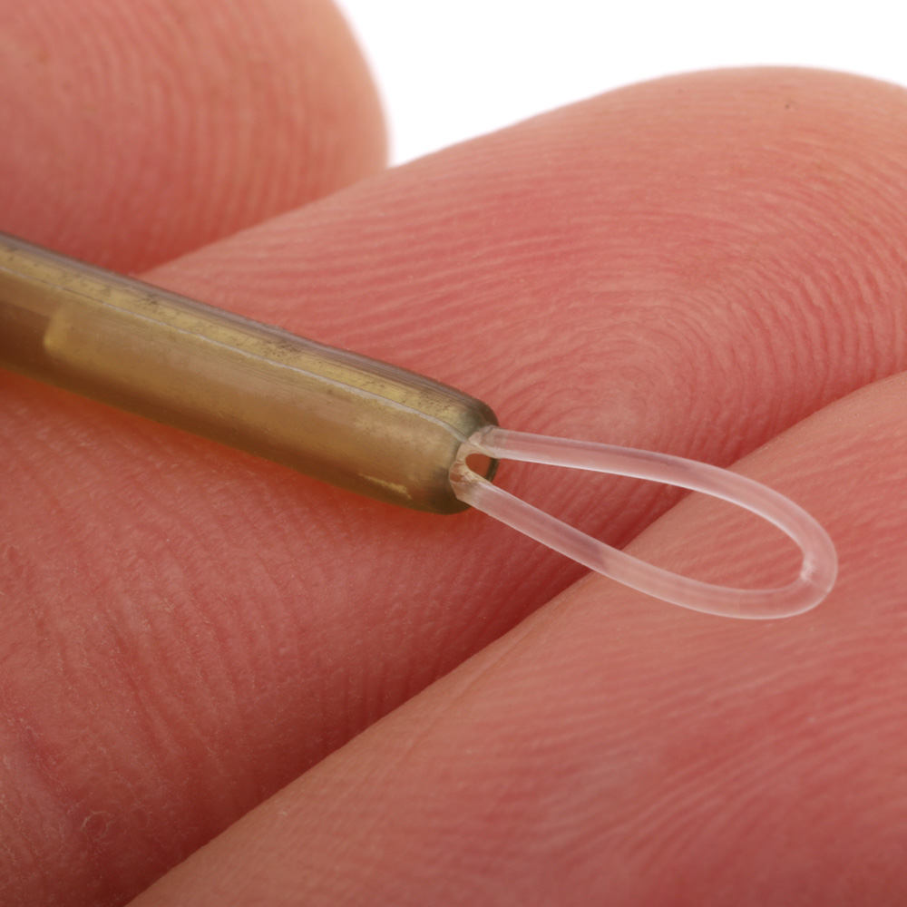 Advanta Fused Fluorocarbon Solid Bag Stems - Ring Swivel - Pack of 5