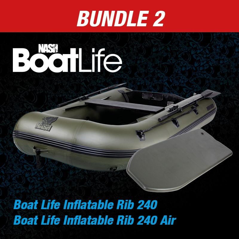 Nash Boat Life Inflatable RIB 240 & Air Deck Bundle