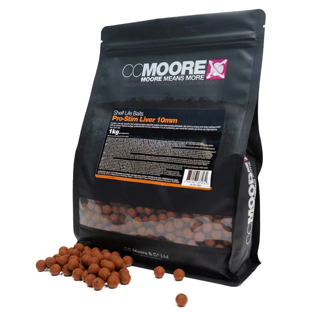 CC Moore Pro-Stim Liver Shelf Life Boilie 1kg | Angling Direct NL