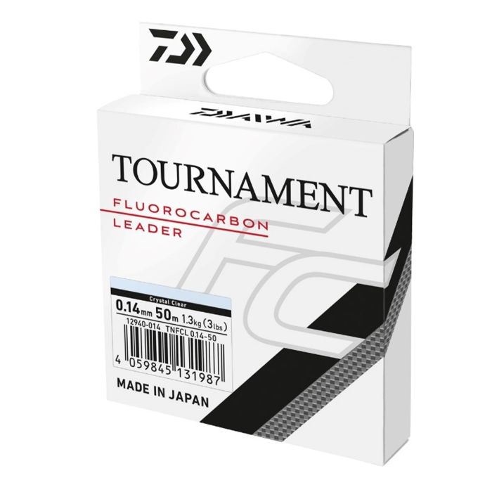 Daiwa Tournament Fluorocarbon Leader Line Clear