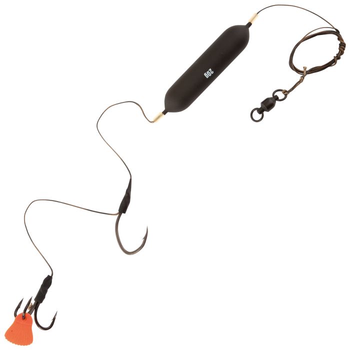 Fox Rage Catfish Subfloat Lite Powerpoint Single & Treble Hook Rig