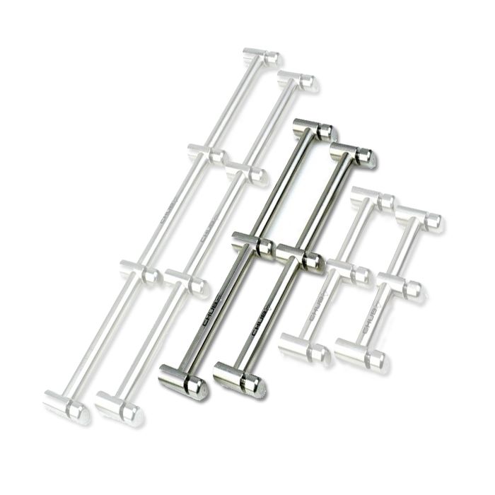Chub Precision SS 3 Rod Fixed Buzz Bars (Pair)