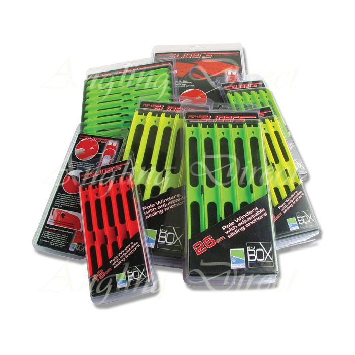 Preston In-Box - Pop Up Slider Winders In Trays