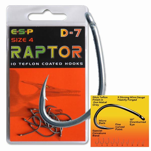 ESP Raptor D7 Hooks