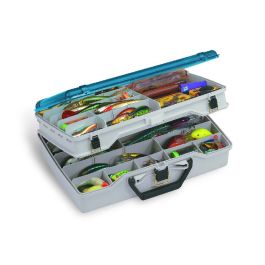 Plano Magnum Blue Satchel Double Layer Tackle Box