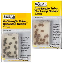 Solar Anti-Tangle Tube Backstop Beads 4mm