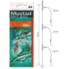 Mustad 3 Hook Flapper Rig
