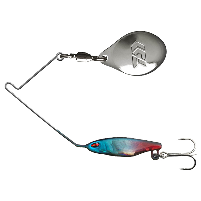 Daiwa Prorex Micro Spinner Bait TG Blue Red Tail