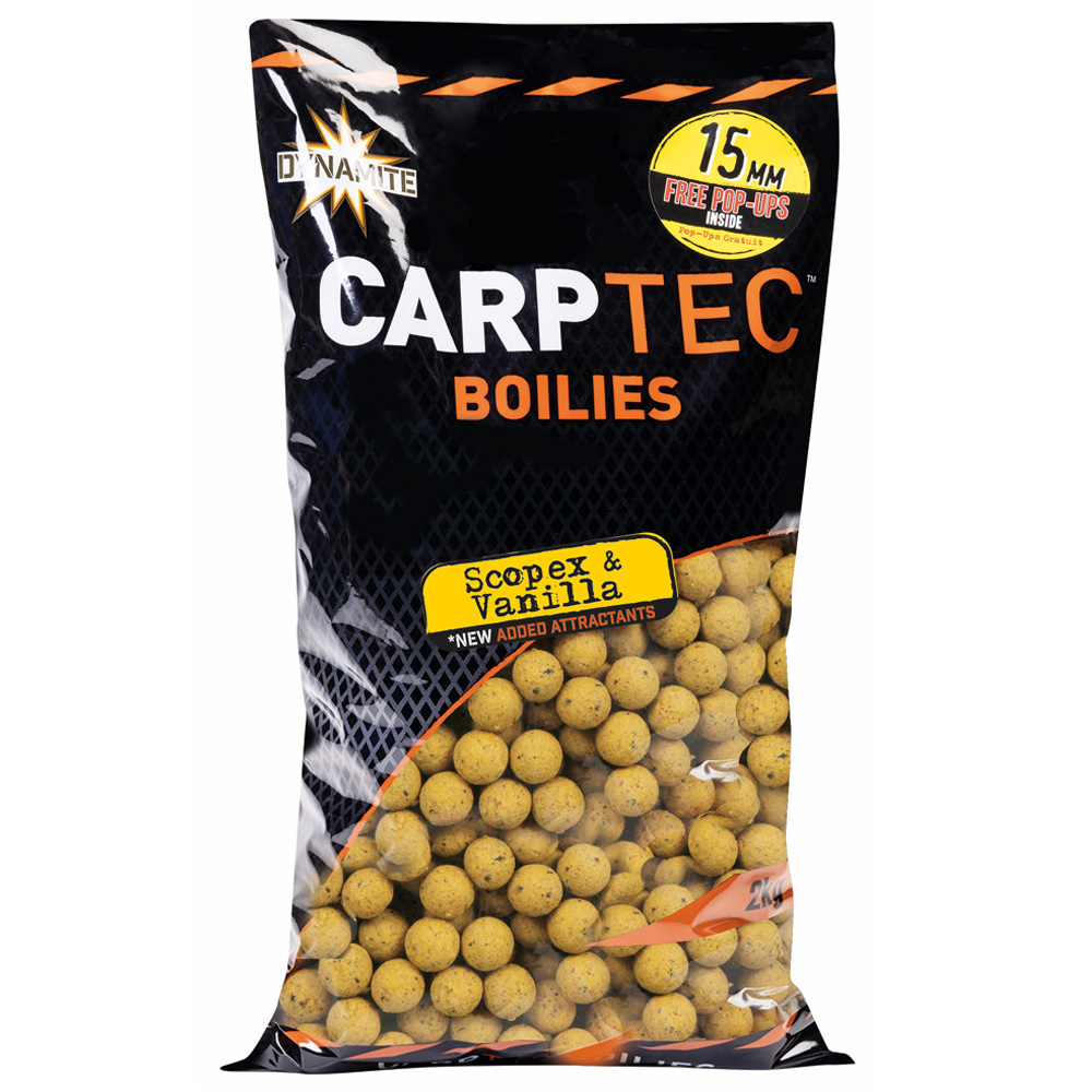 Dynamite Baits Carp-Tec Scopex & Vanilla Boilies