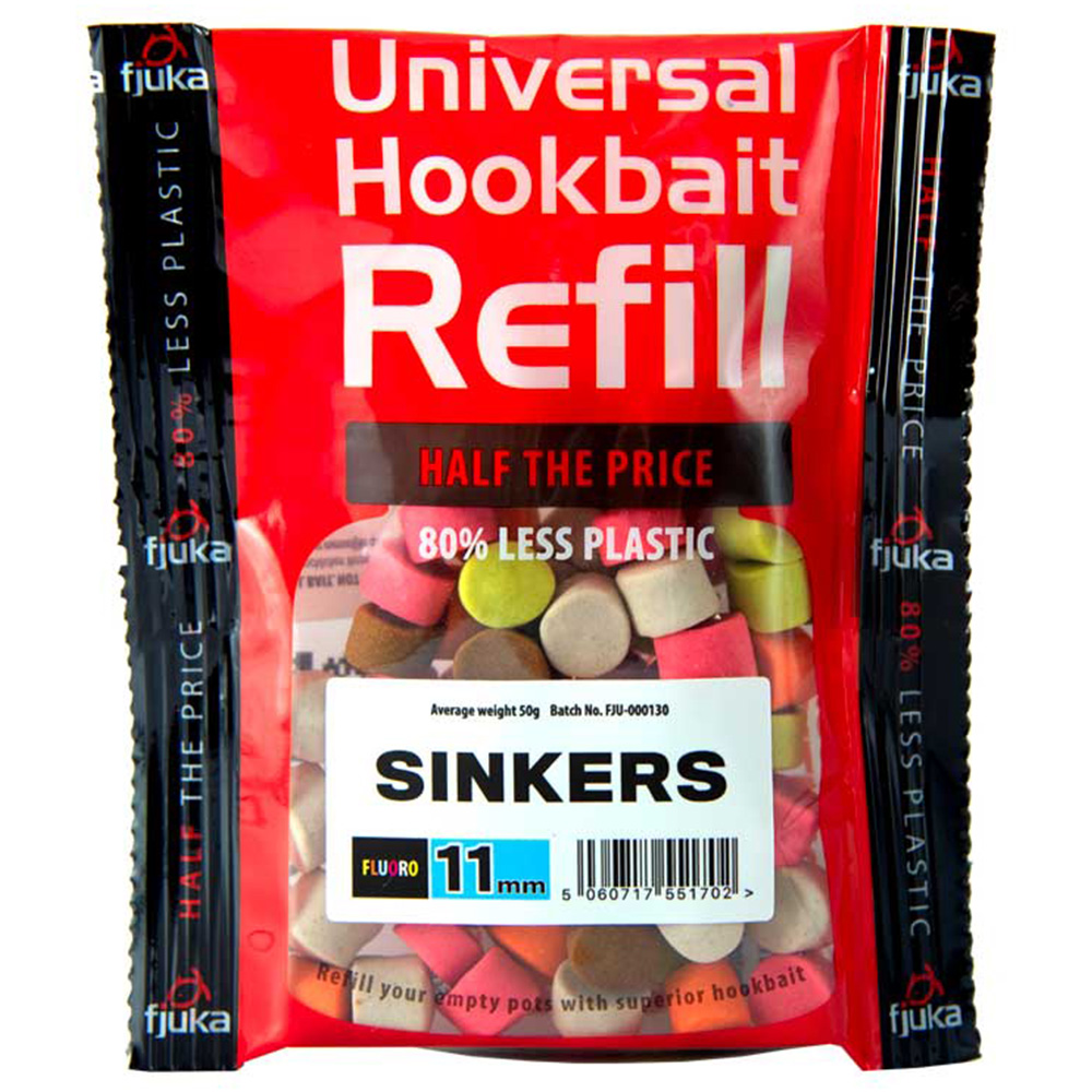 Fjuka Hookable Fishing Sinker Refills | Angling Direct NL