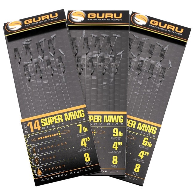 Guru Super MWG 4 Inch Speed Stop Ready Rigs | Angling Direct NL
