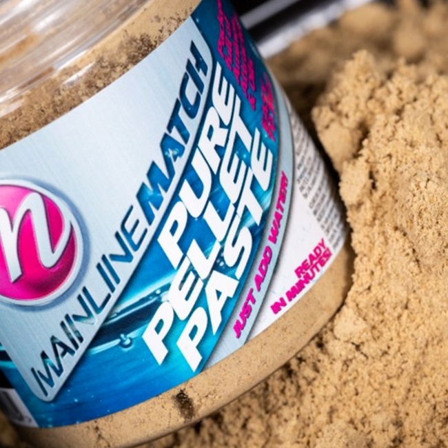 Mainline Match Pure Pellet Paste Mix 500g + Free Paste Pot | Angling ...