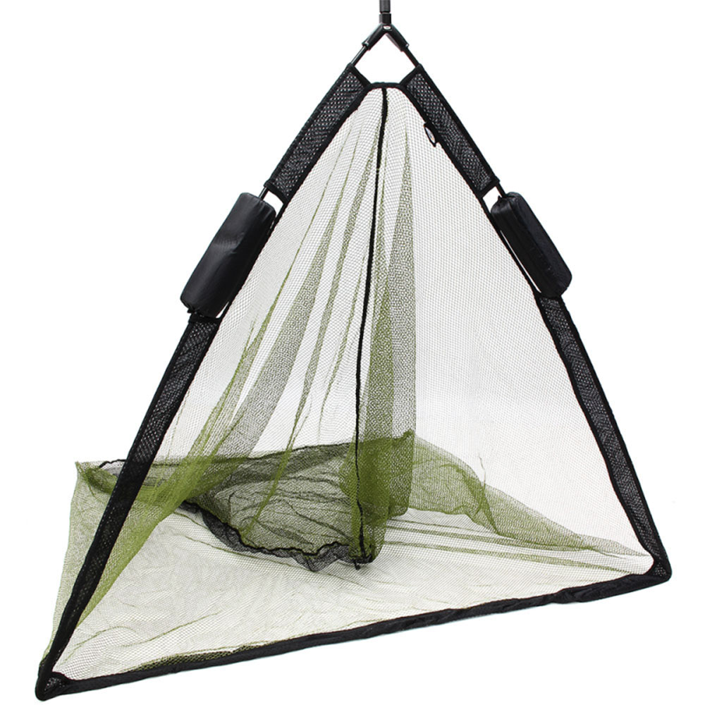 NGT 50" Specimen Dual Net Float System - Green Mesh Schepnet with Metal ...