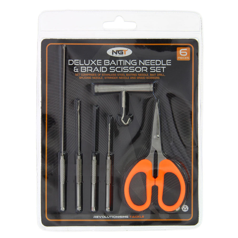 NGT Stainless Steel Baiting Tool Set 6-Piece