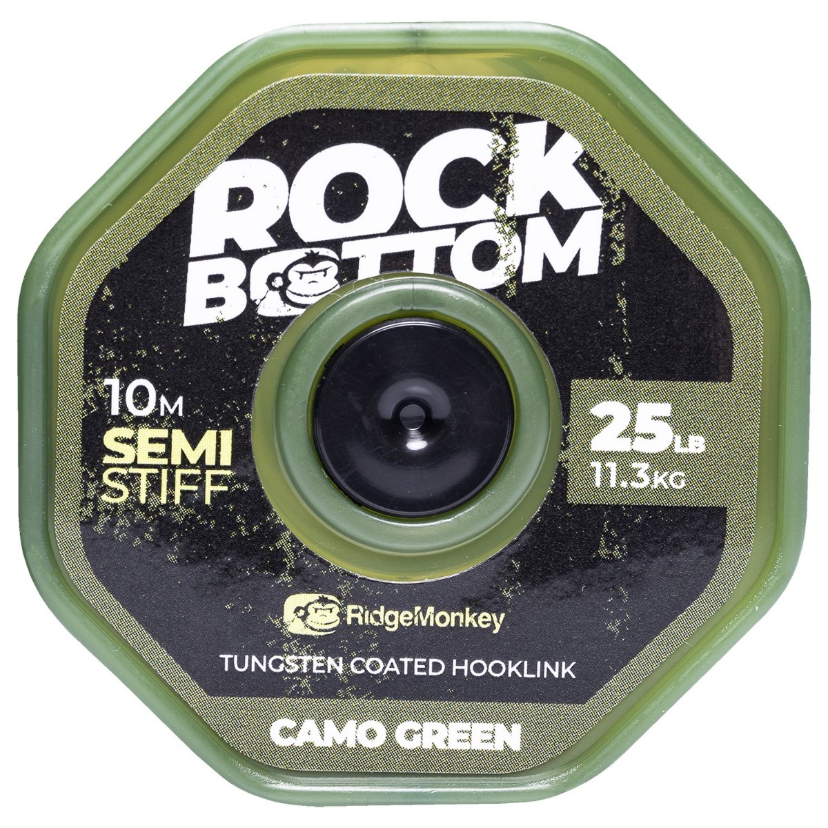 RidgeMonkey RM-Tec Rock Bottom Tungsten GeCoat Onderlijn Semi Stijf