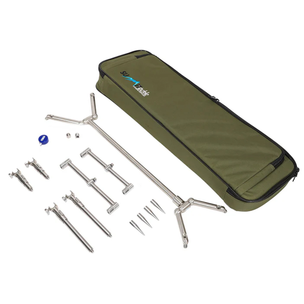 Summit Tackle Low Pro Pod 2 Rod Buzz Bars | Angling Direct NL