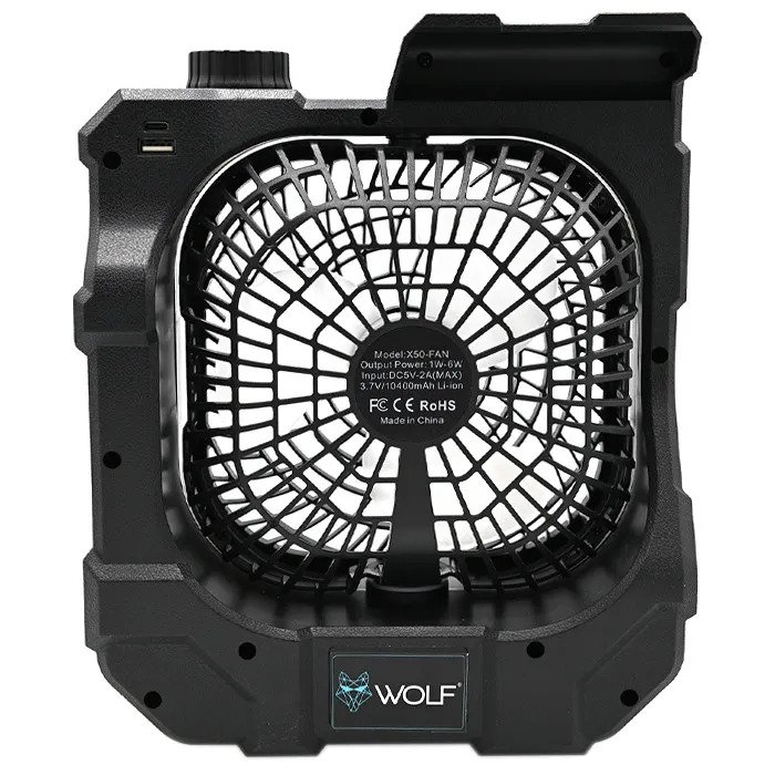 Wolf VOLTAIR Portable Fan & Powerbank | Angling Direct NL